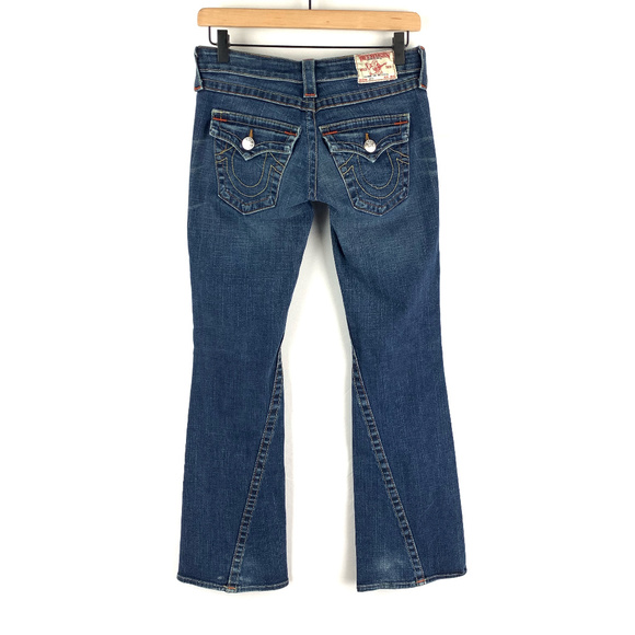 True Religion | Jeans | True Religion Joey Flap Pocket Flare Jeans Sz ...